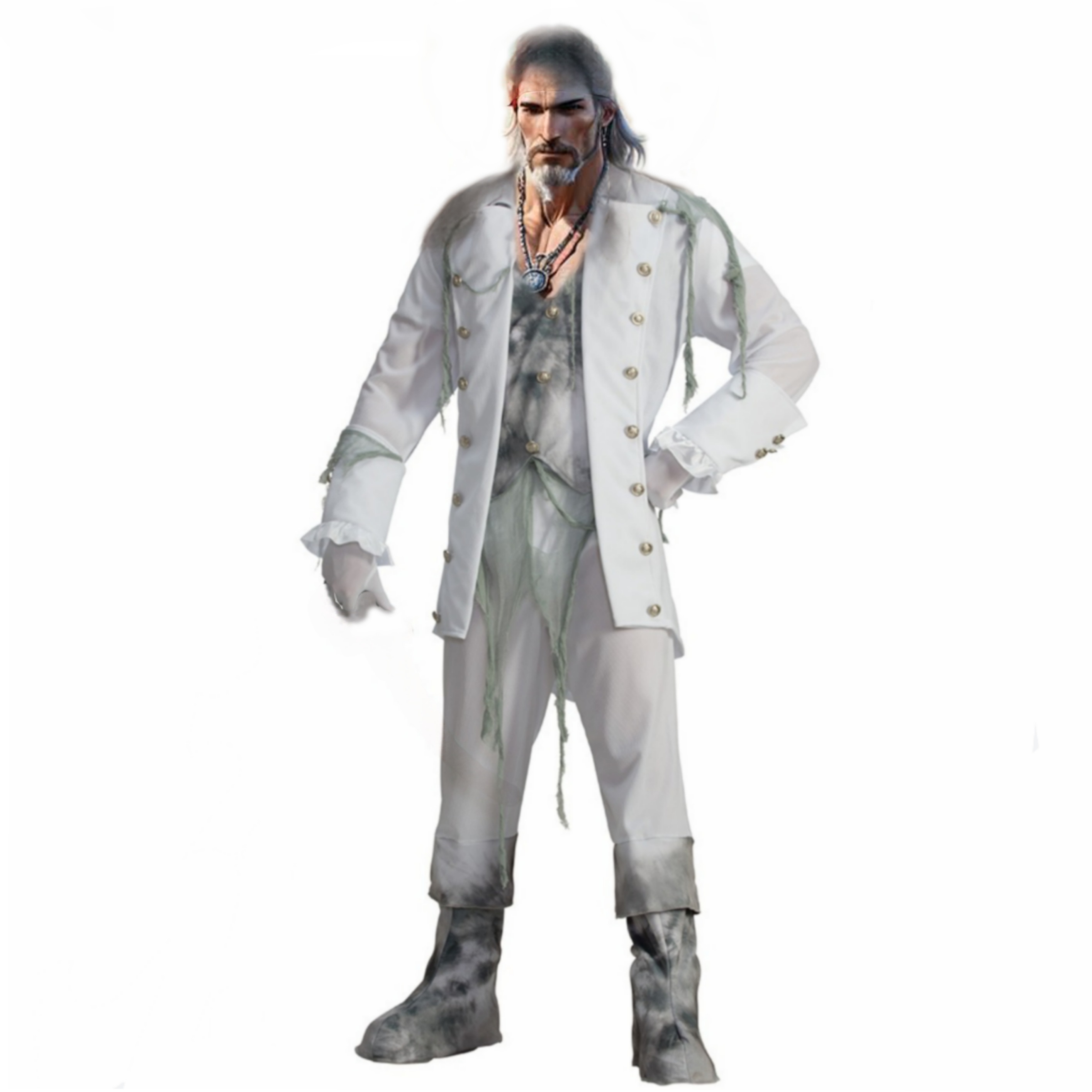 Ghost Captain Pirate Bajak Laut IAA0615 - Gading Kostum