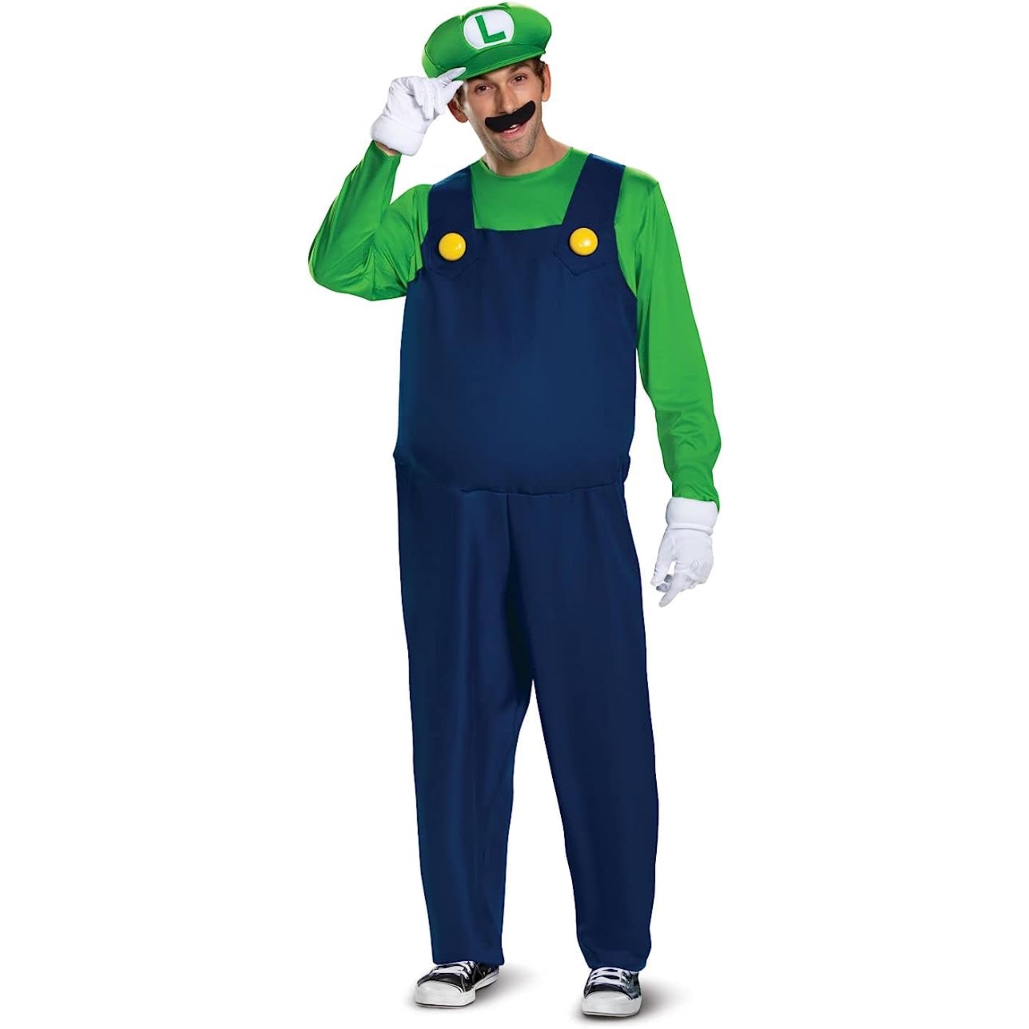 Luigi man 3 ( Super Mario Bros ) IAA1075 - Gading Kostum