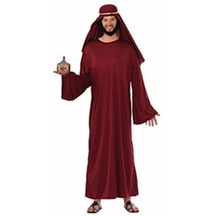 Biblical Robe Burgundy IAA0713 - Gading Kostum